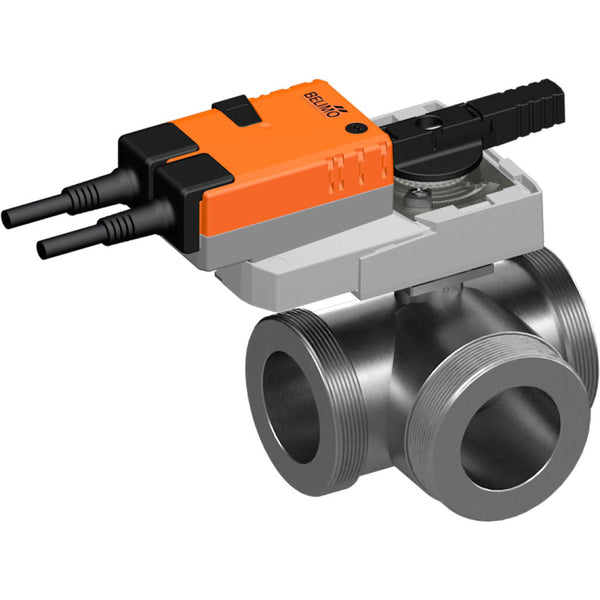 Belimo 3-Way Characterized Valve G2-3/4 Kvs25 24VAC/DC 9s 2-point 16Nm ...