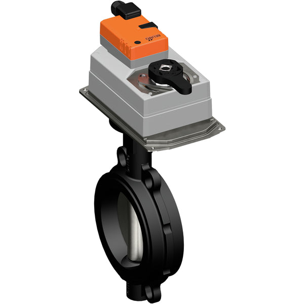 Belimo Butterfly Valve DN125/PN16 Wafer 24VAC/DC Open/Close GGG40 EPDM ...