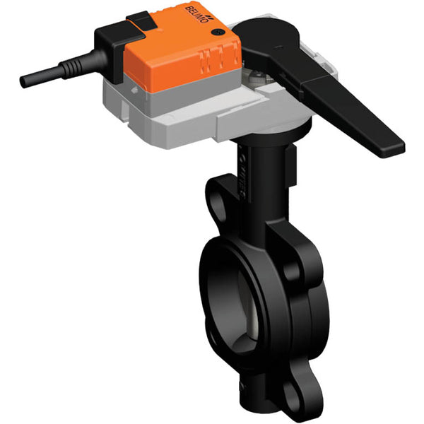Belimo Butterfly Valve DN65/PN16 Wafer 120-240VAC/DC Modulating 2-10V ...