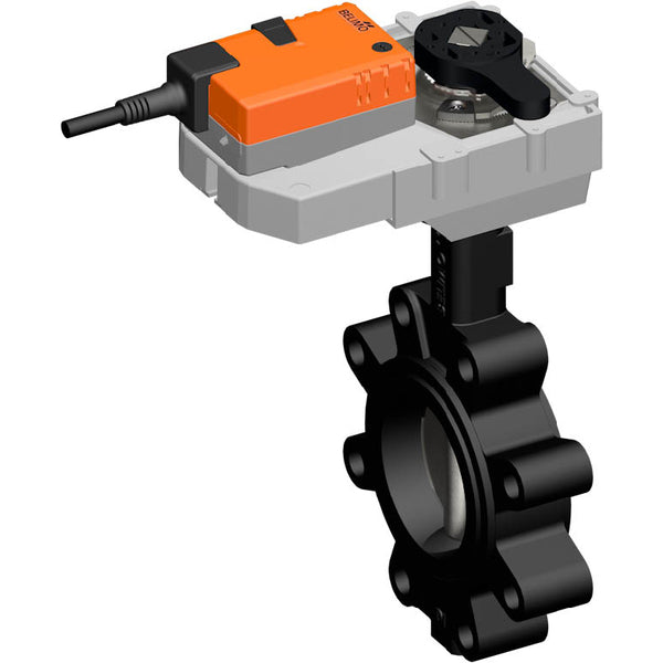 Belimo Butterfly Valve DN65/PN16 Lug 24VAC/DC Open/Close GGG40 EPDM IP ...