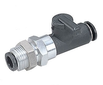 6mm - 4mm Bulkhead Union Straight 2-Way Ball Valve Series 10 | Tameson.com