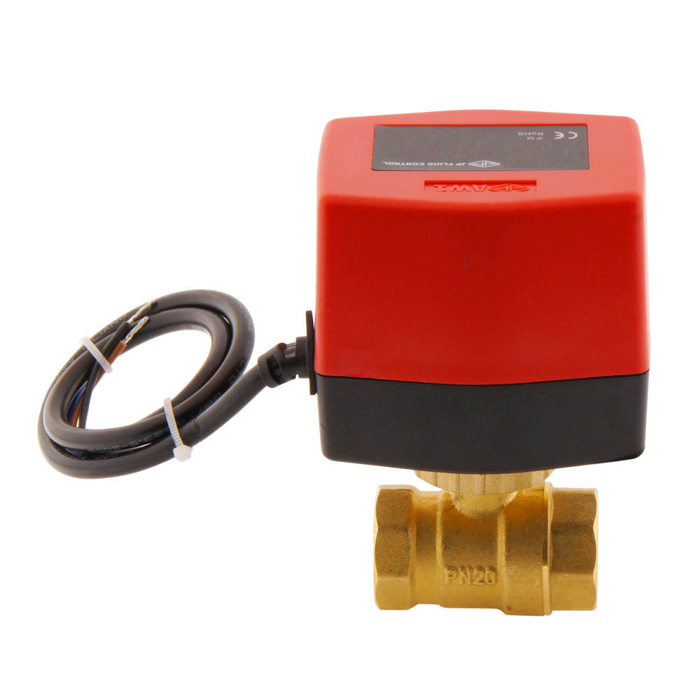 Electrical Ball Valve BW2 3/4'' 2-way 24V AC relay | Tameson.com