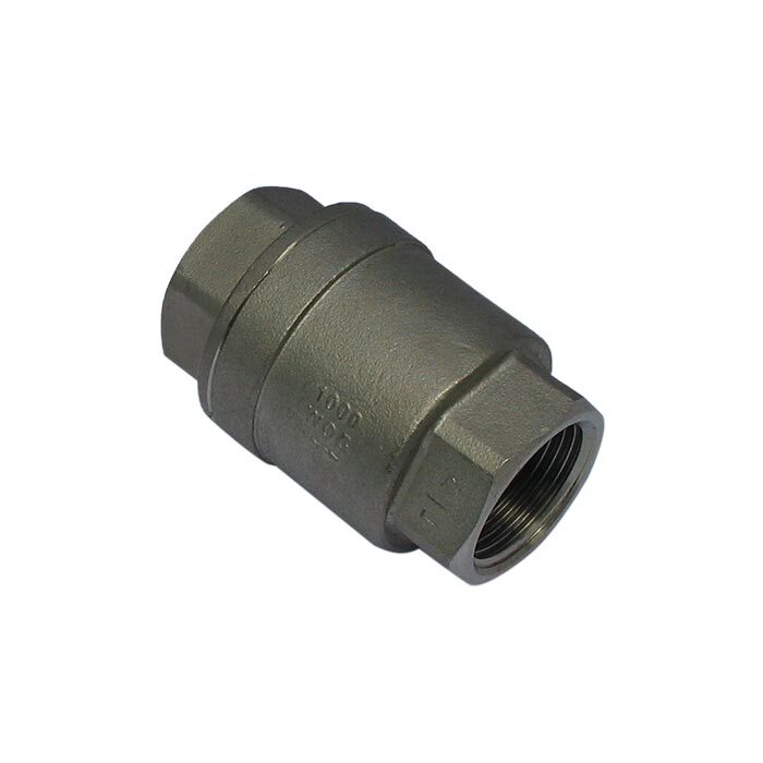 655 - G1-1/4'' Check Valve Stainless Steel PTFE F/F 64bar | Tameson.com