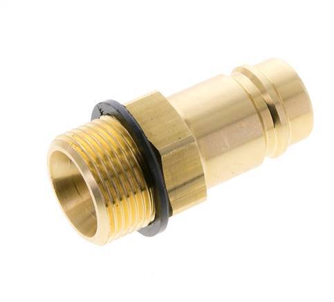 Brass DN 15 Air Coupling Plug G 3/4 inch Male | Tameson.com