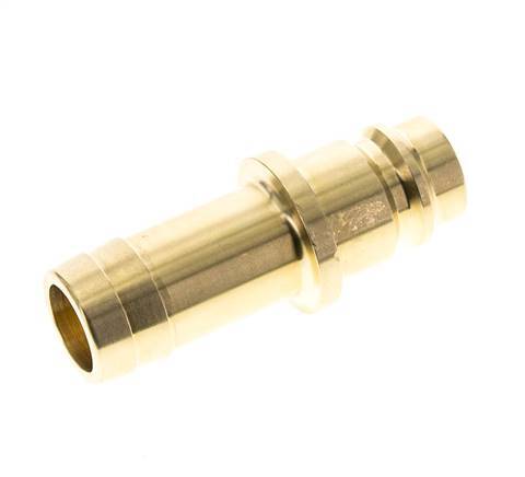 Brass DN 19 Air Coupling Plug 19 mm Hose Pillar Double Shut-Off ...