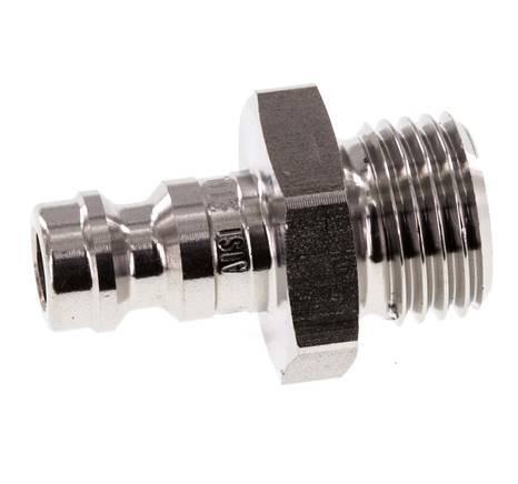 Stainless Steel 316L DN 5 Air Coupling Plug G 1/4 inch Male | Tameson.com