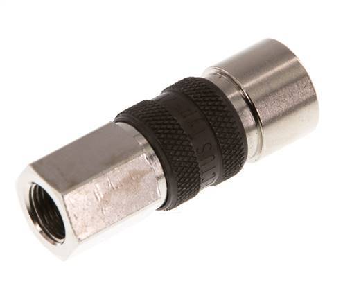 Nickel-plated Brass DN 5 Brown-Coded Air Coupling Socket G 1/8 inch Female | Tameson.com