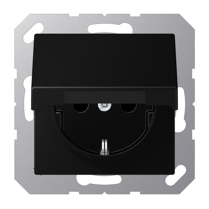 Jung A RANGE Wall Outlet (WCD Switchgear) (European Socket) - A1520NBF ...