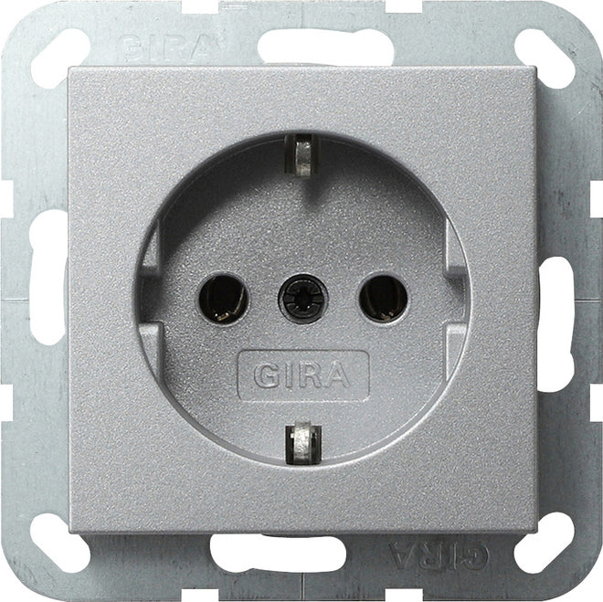 Gira System 55 Wall Socket Outlet (WCD Switchgear) - 018826 | Tameson.com
