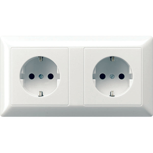 Jung Wall Outlet Box (WCD Switchgear) (European Socket) - AS1522WW ...