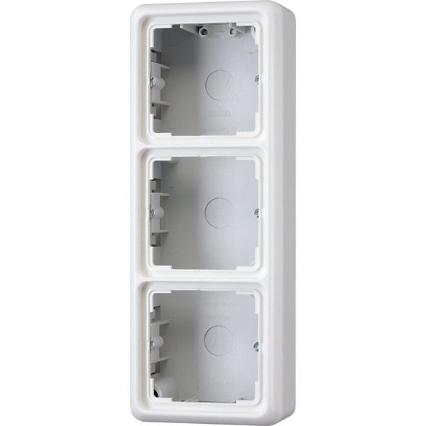 Jung CD500 Surface Mount Box recessed Switchgear - CD583AWW | Tameson.com