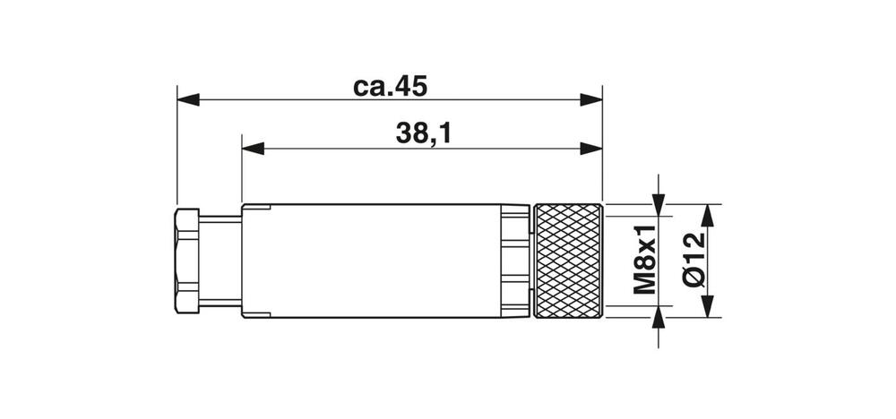Phoenix Contact SACC-M Ronde (Industrial) Connector - 1506888 | Tameson.com