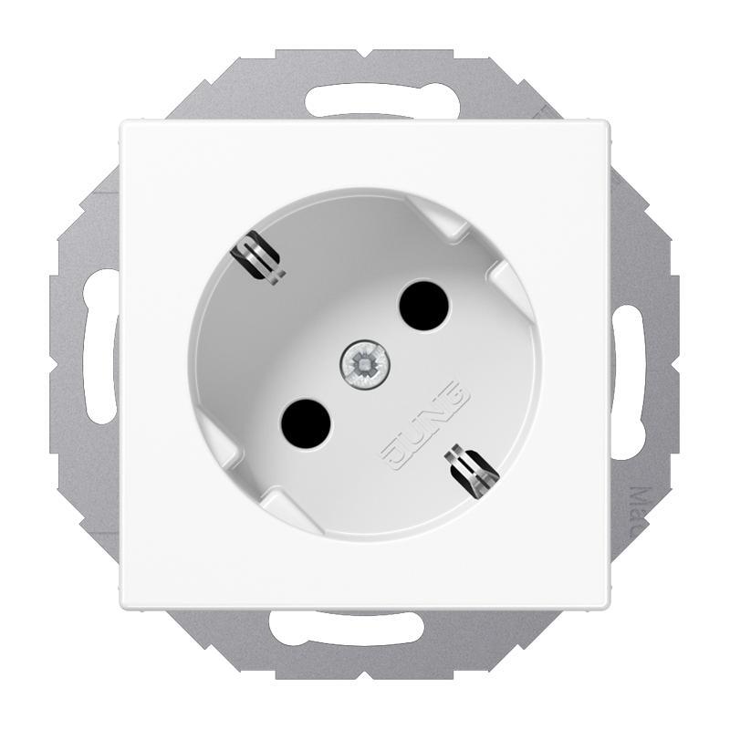 Jung Wall Outlet Box (WCD Switchgear) (European Socket) - A520-45NWW ...