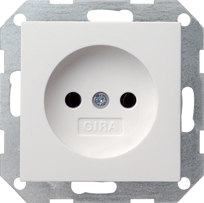 Gira System 55 Wall Socket Outlet (WCD Switchgear) - 048027 | Tameson.com