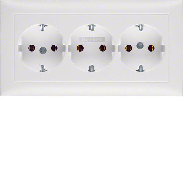 Hager Berker S.1/B.3/B.7 Wall Outlet (WCD Switchgear) (European Socket ...