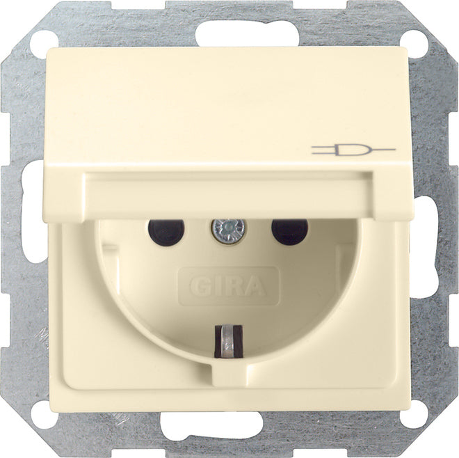 Gira System 55 Wall Socket Outlet (WCD Switchgear) - 045401 | Tameson.com