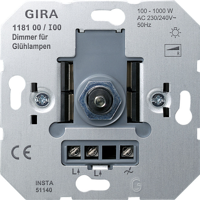 Gira Basic Unit Dimmer - 118100 | Tameson.com