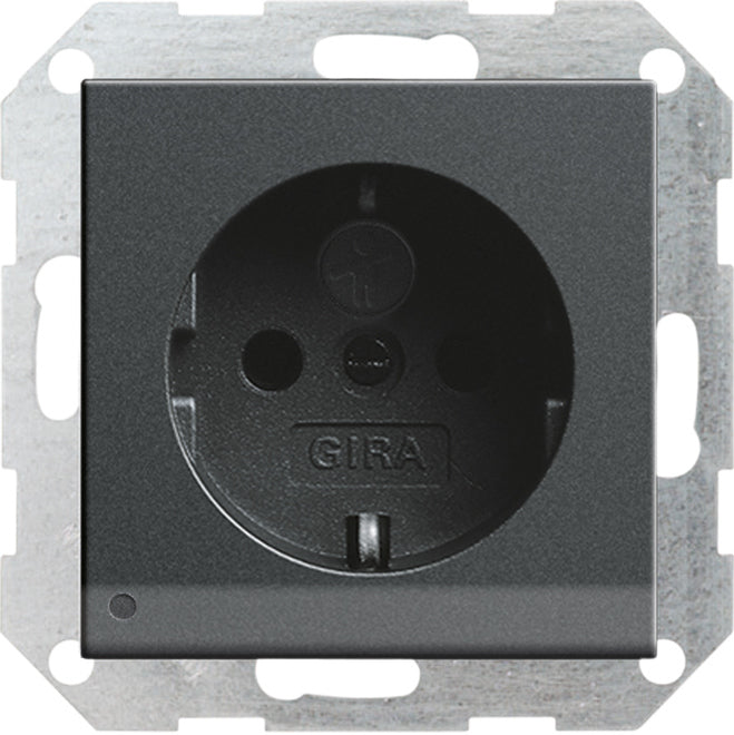 Gira System 55 Wall Socket Outlet (WCD Switchgear) - 117028 | Tameson.com