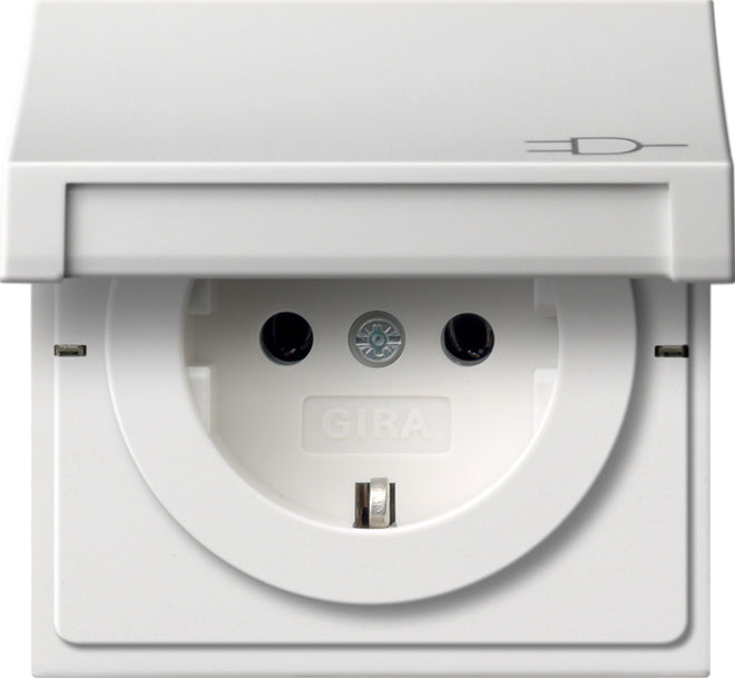 Gira F100 Wall Socket Outlet (WCD Switchgear) - 0454112 | Tameson.com