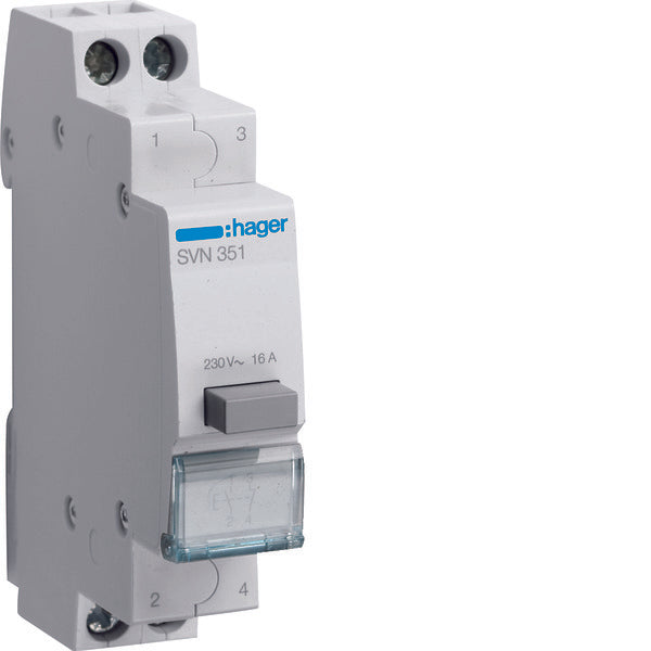 Hager Signal Modules & Pushbuttons Pushbutton Modular - SVN351 | Tameson.com