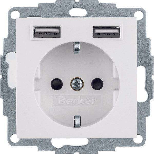 Hager Berker S.1/B.3/B.7 Wall Outlet (WCD Switchgear) - 48031909 ...