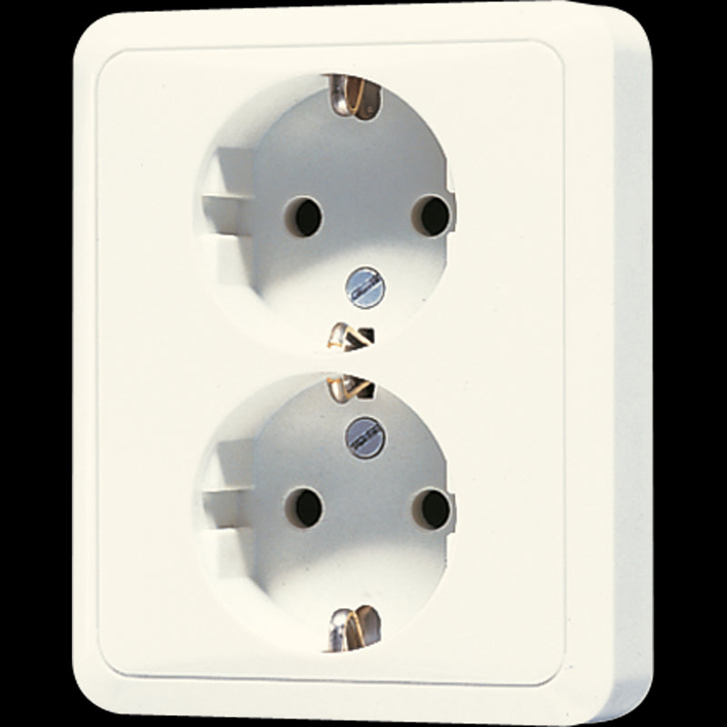 Jung CD500 Wall Outlet Box (WCD Switchgear) (European Socket) - 5020NU ...