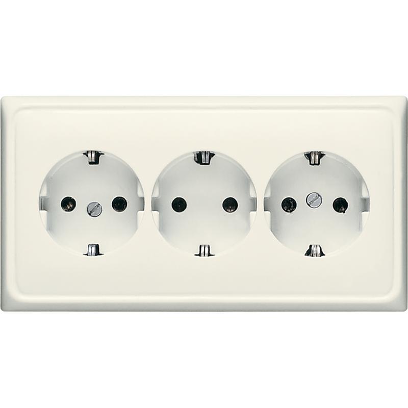 Jung CD500 Wall Outlet Box (WCD Switchgear) (European Socket) - CD523 ...