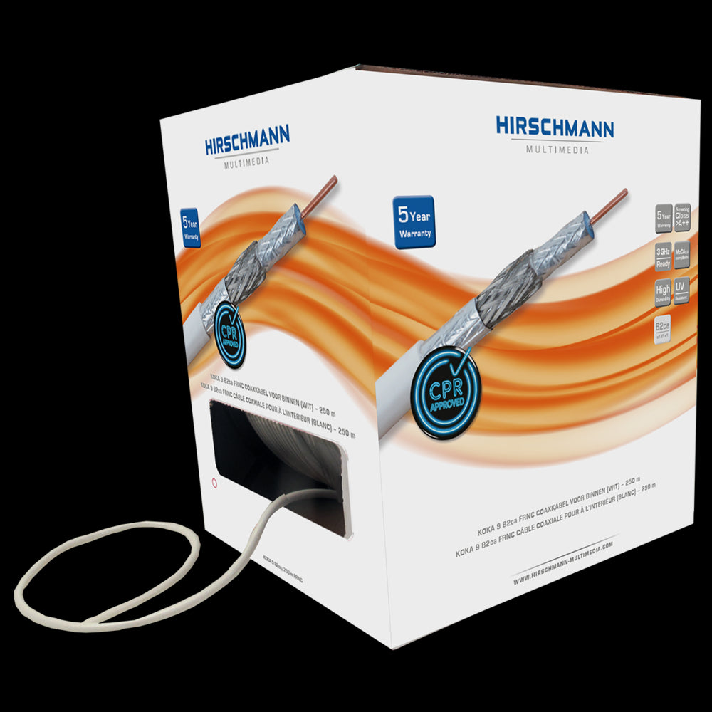 Hirschmann Multimedia KOKA Coaxial Cable - 298799825 [250 Meters ...