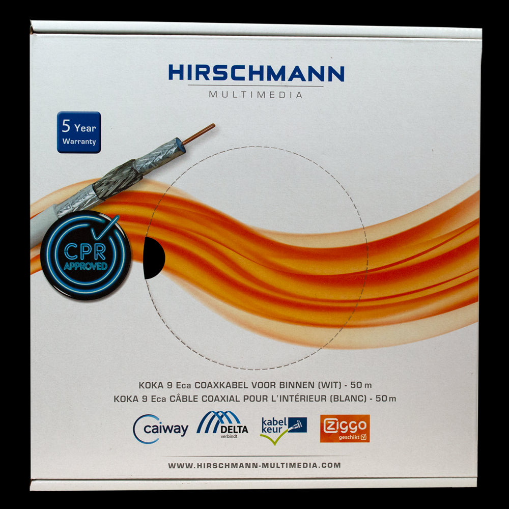 Hirschmann Multimedia Coaxial Cable - 298799820 [50 Meters] | Tameson.com