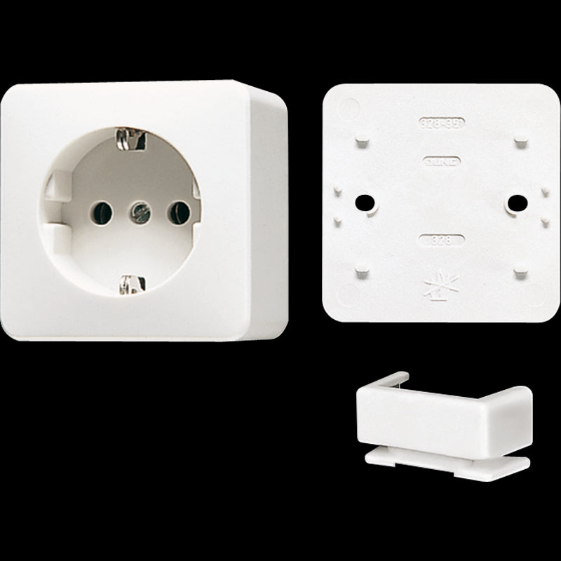 Jung AP600 Wall Outlet Box (WCD Switchgear) (European Socket) - B620AW ...