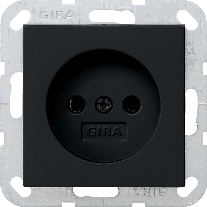 Gira System 55 Wall Socket Outlet (WCD Switchgear) - 0480005 | Tameson.com
