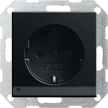 Gira System 55 Wall Socket Outlet (WCD Switchgear) - 1170005 | Tameson.com