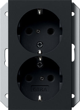 Gira System 55 Wall Socket Outlet (WCD Switchgear) - 2731005 | Tameson.com