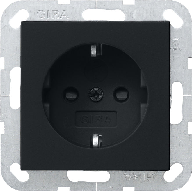 Gira System 55 Wall Socket Outlet (WCD Switchgear) - 2755005 | Tameson.com