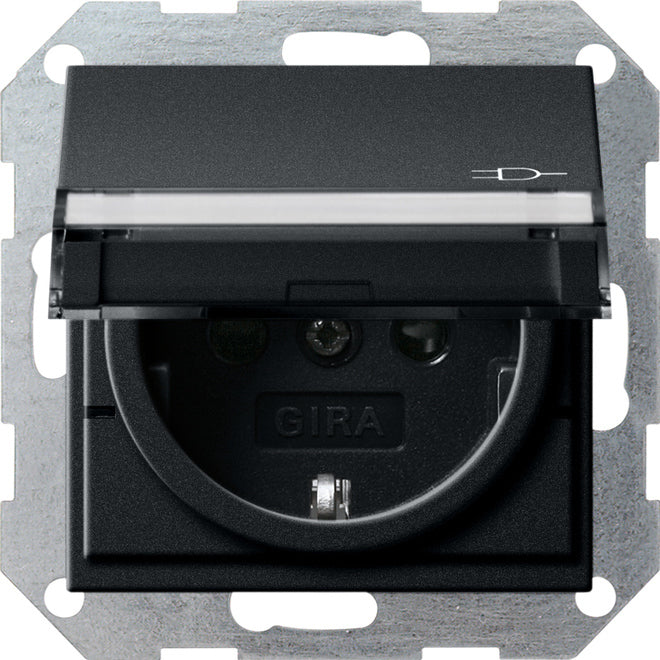 Gira System 55 Wall Socket Outlet (WCD Switchgear) - 2762005 | Tameson.com
