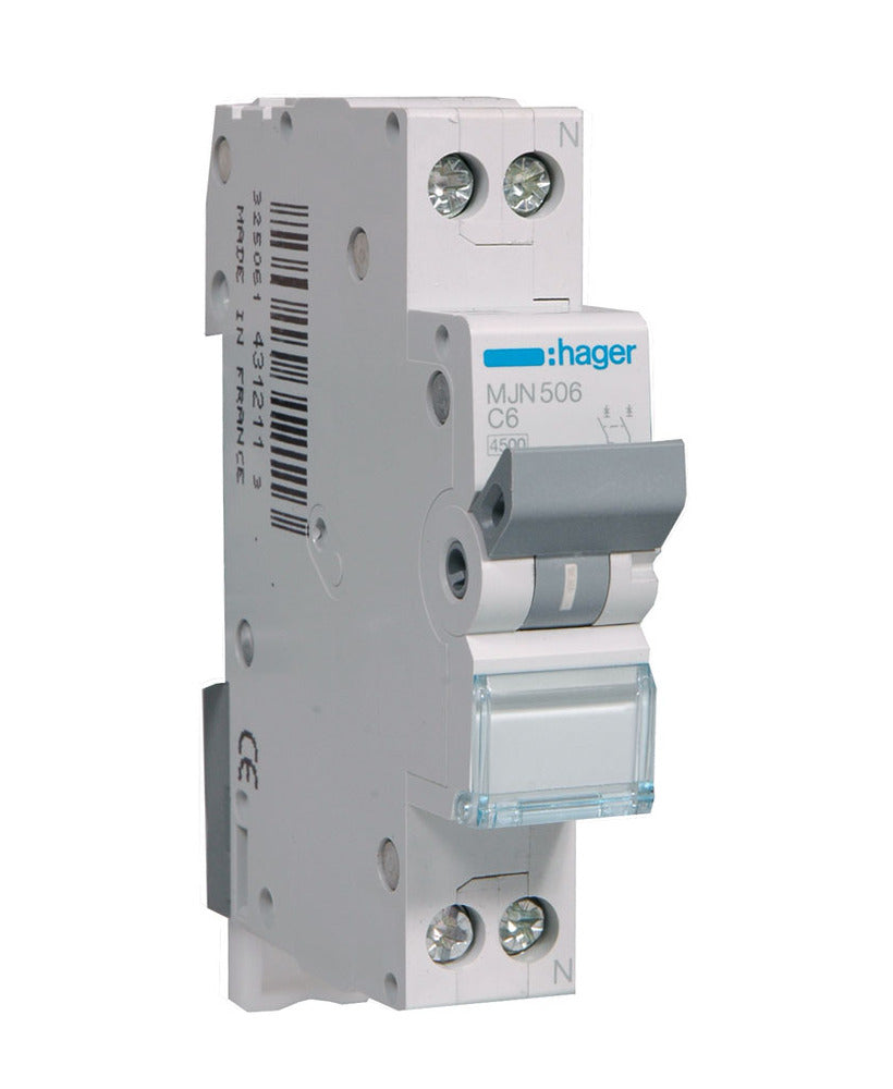 Hager MJN Circuit Breaker - MJN506 | Tameson.com
