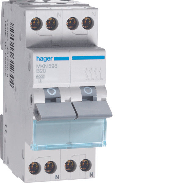 Hager MKN Circuit Breaker - MKN598 | Tameson.com
