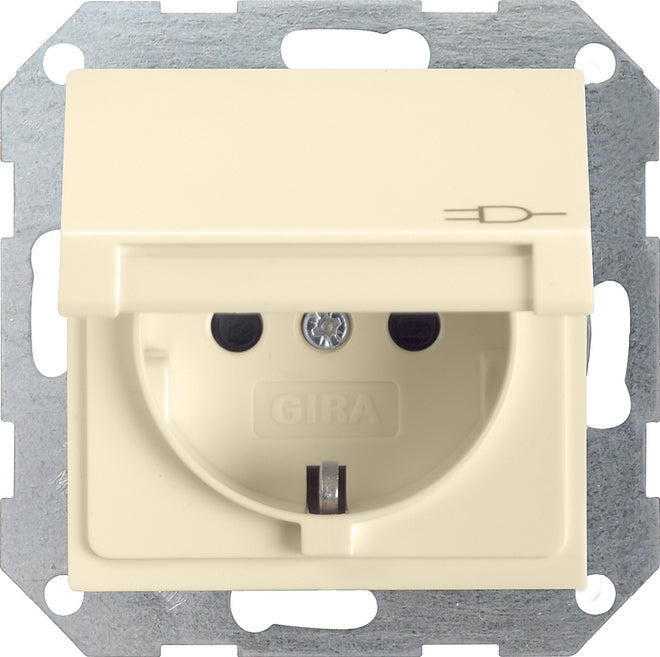 Gira System 55 Wall Socket Outlet (WCD Switchgear) - 041401 | Tameson.com