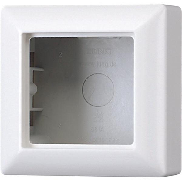 Jung AS500 Surface Mount Box Flush-Mounted Switchgear - AS581AWW ...