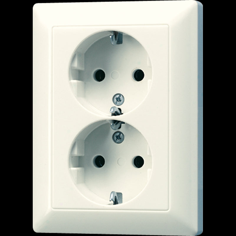 Jung AS500 Wall Outlet Box (WCD Switchgear) (European Socket) - AS5022 ...