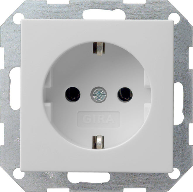 Gira System 55 Wall Socket Outlet (WCD Switchgear) - 0466015 | Tameson.com