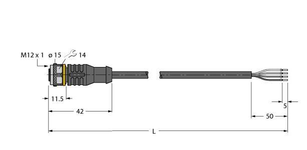 Turck Escha Ronde (Industrial) Connector - 6625014 | Tameson.com