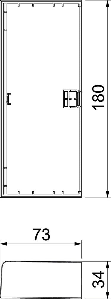 Rehau by OBO SIGNA End Plate Wall channel/pillar - 6132781 | Tameson.com