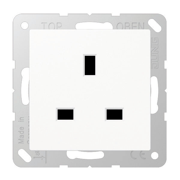 Jung British Standard Wall Outlet Box (WCD Switchgear) - A3521WW | Tameson.com