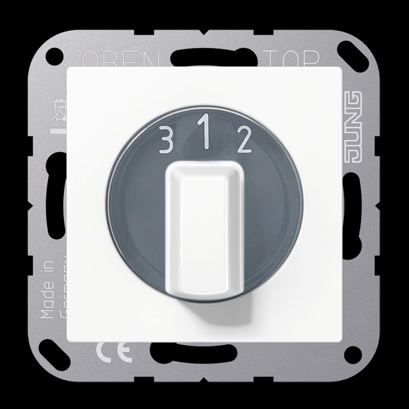 Jung AS500 Three-Position Switch - A1504.10NWW | Tameson.com