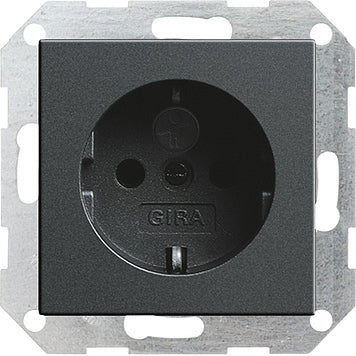 Gira System 55 Wall Socket Outlet (WCD Switchgear) - 045328 | Tameson.com