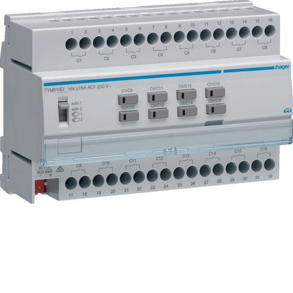 Hager Switch Actuator Bus System - TYM616D | Tameson.com