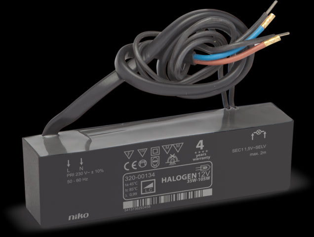 Niko HALOGEN TRANSFO Transformer Low-Voltage Lighting System - 320 ...