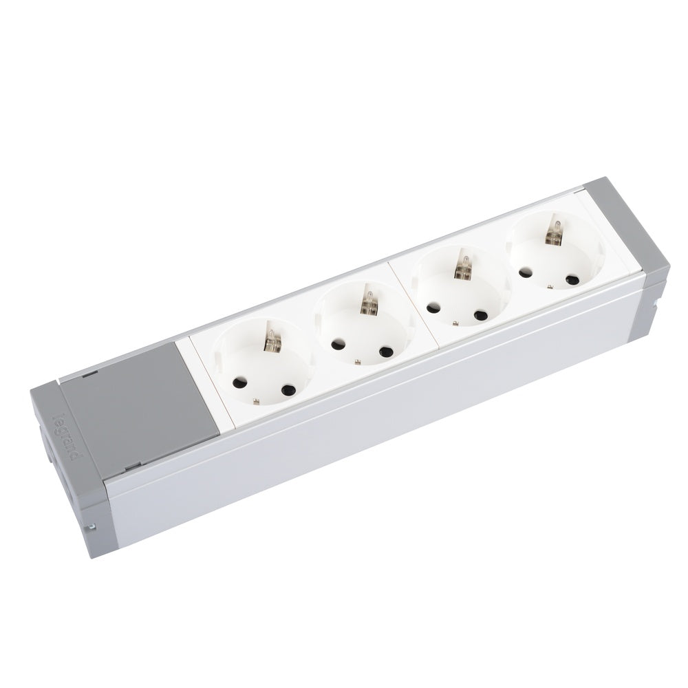 Table Power Socket With 4 Mosaic Outlets 16A 230V IP20 - 073421 ...