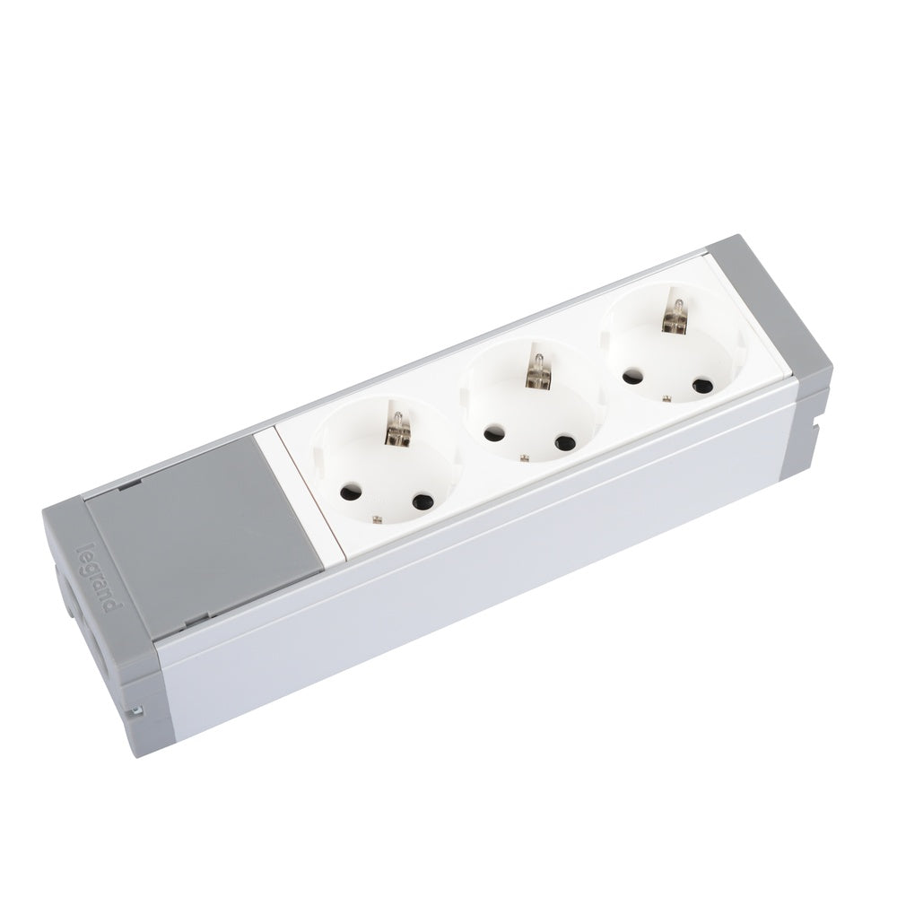 Legrand Table Socket Strip With 3 Mosaic Outlets (European Socket) - 0 ...